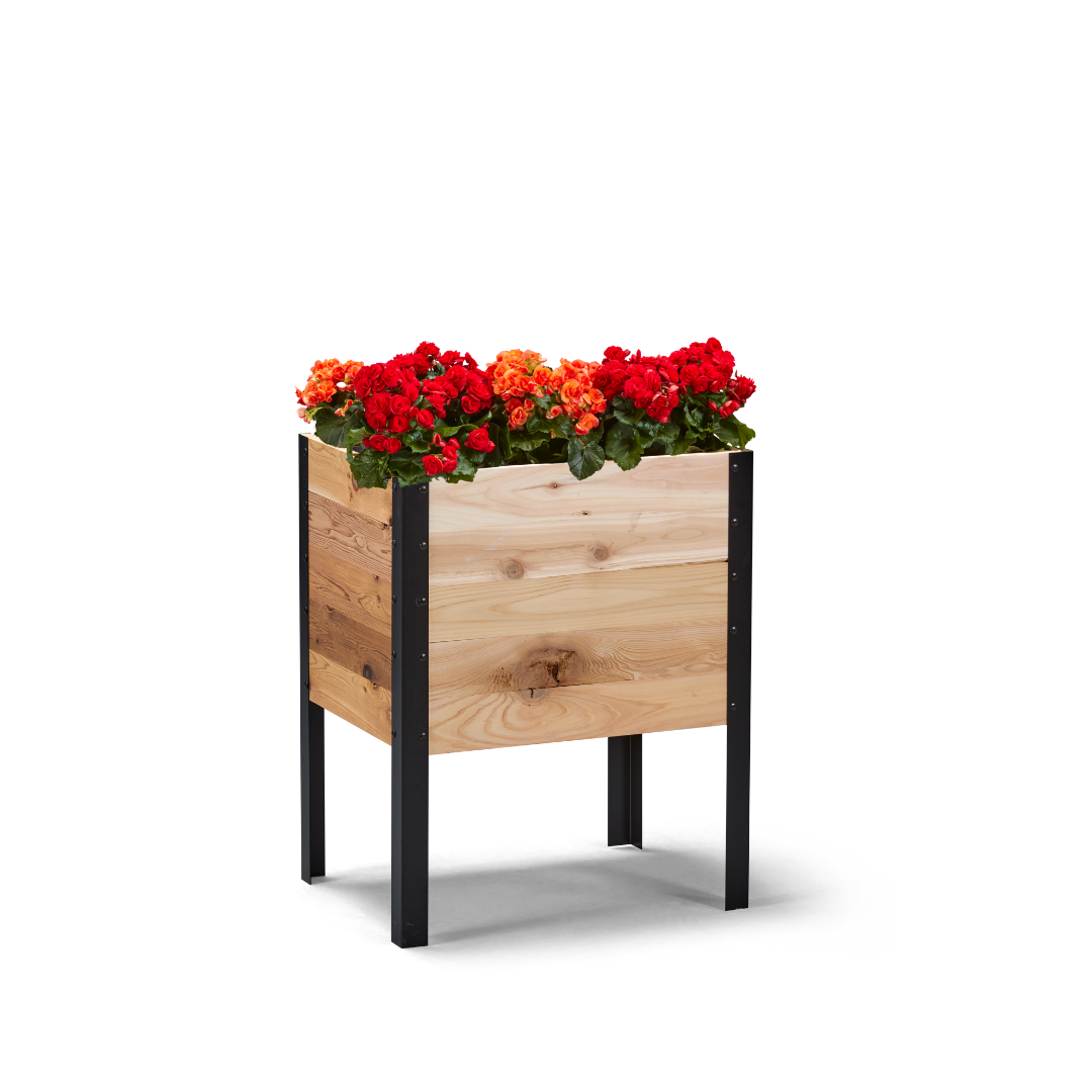 18"x24" Raised Bed | Garden Grade – Cedar Planters